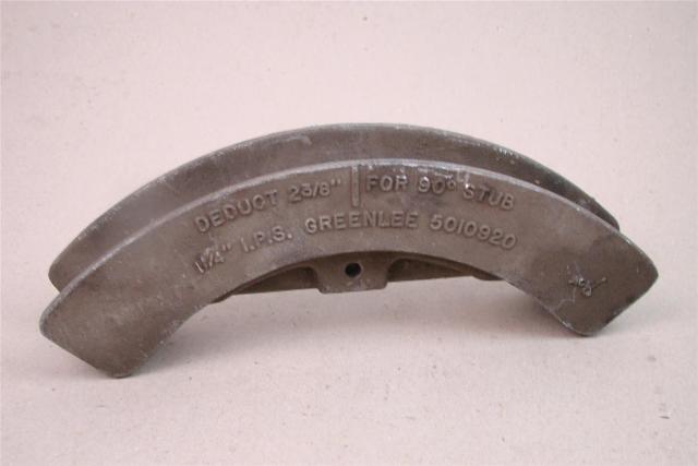 GreenLee 1-1/4" Bending Shoe for Hydraulic Conduit Bender , 5010920 ...