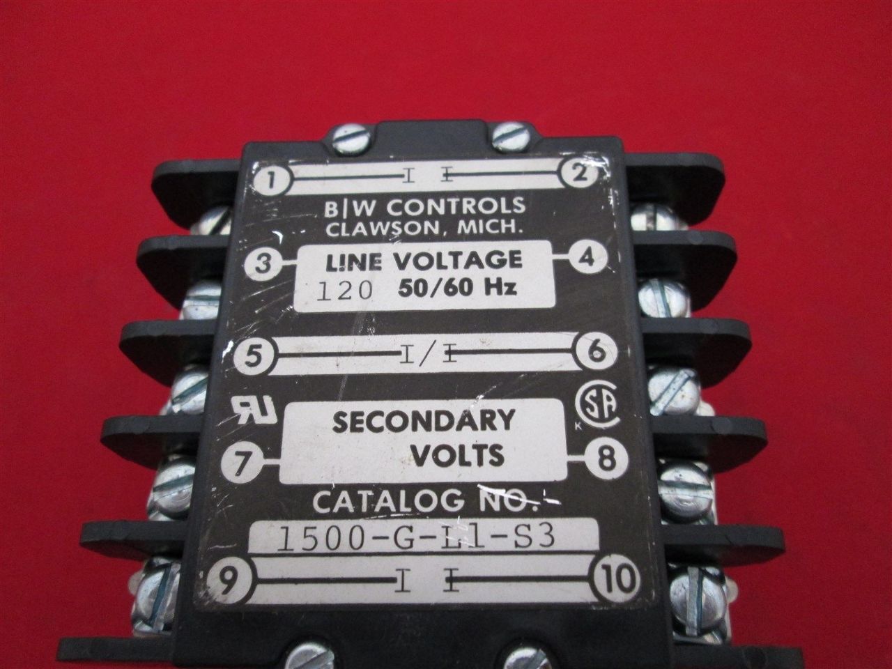 B/W Controls Liquid Level Control 1500-G-L1-S3 | Process Industrial Surplus