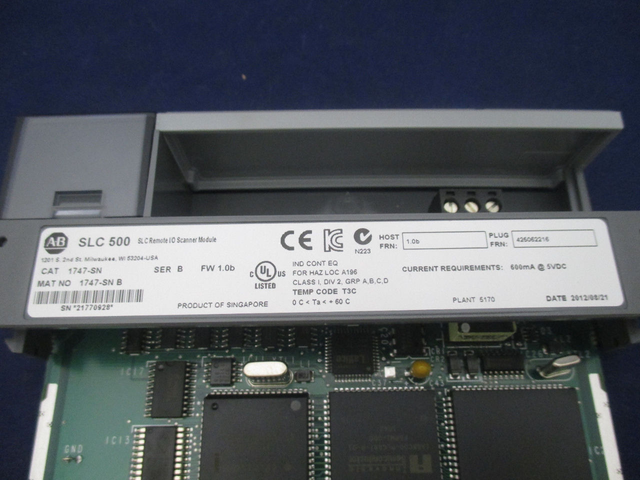 Allen Bradley 1747-SN Scanner Module new | Process Industrial Surplus