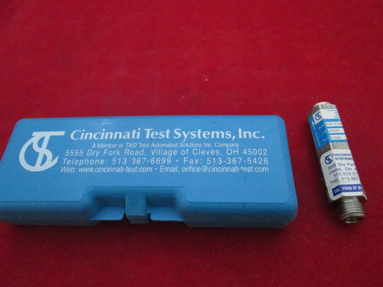 Cincinnati Test Systems 420-3.0sccm-5.0psi-21 Leak Detection | Process ...