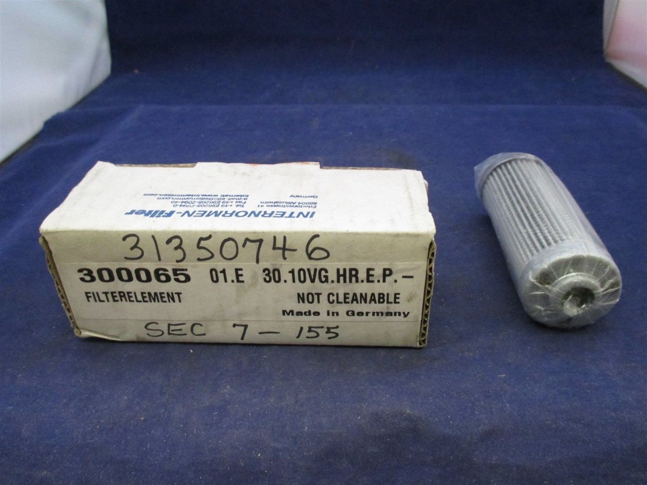 Internormen Filter Element 300065 | Process Industrial Surplus