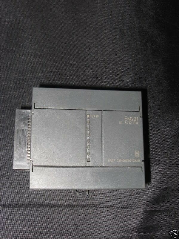 Siemens Analog Input Unit Em231 6es7 231 0hc00 0xa0 New Process Industrial Surplus Corp
