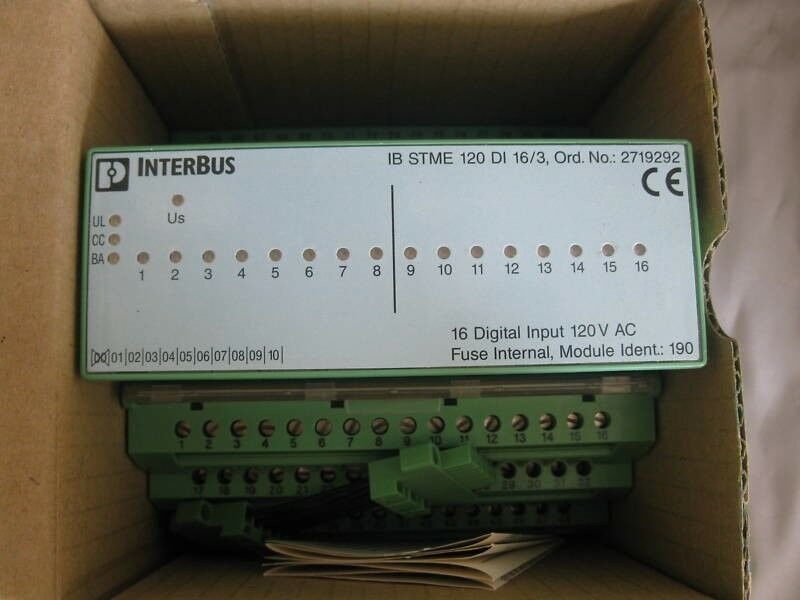 Phoenix Contact IB STME 120 DI 16 3 Interbus Module Process phoenix-contact-ib-stme-120-di-16-3-interbus-module-process