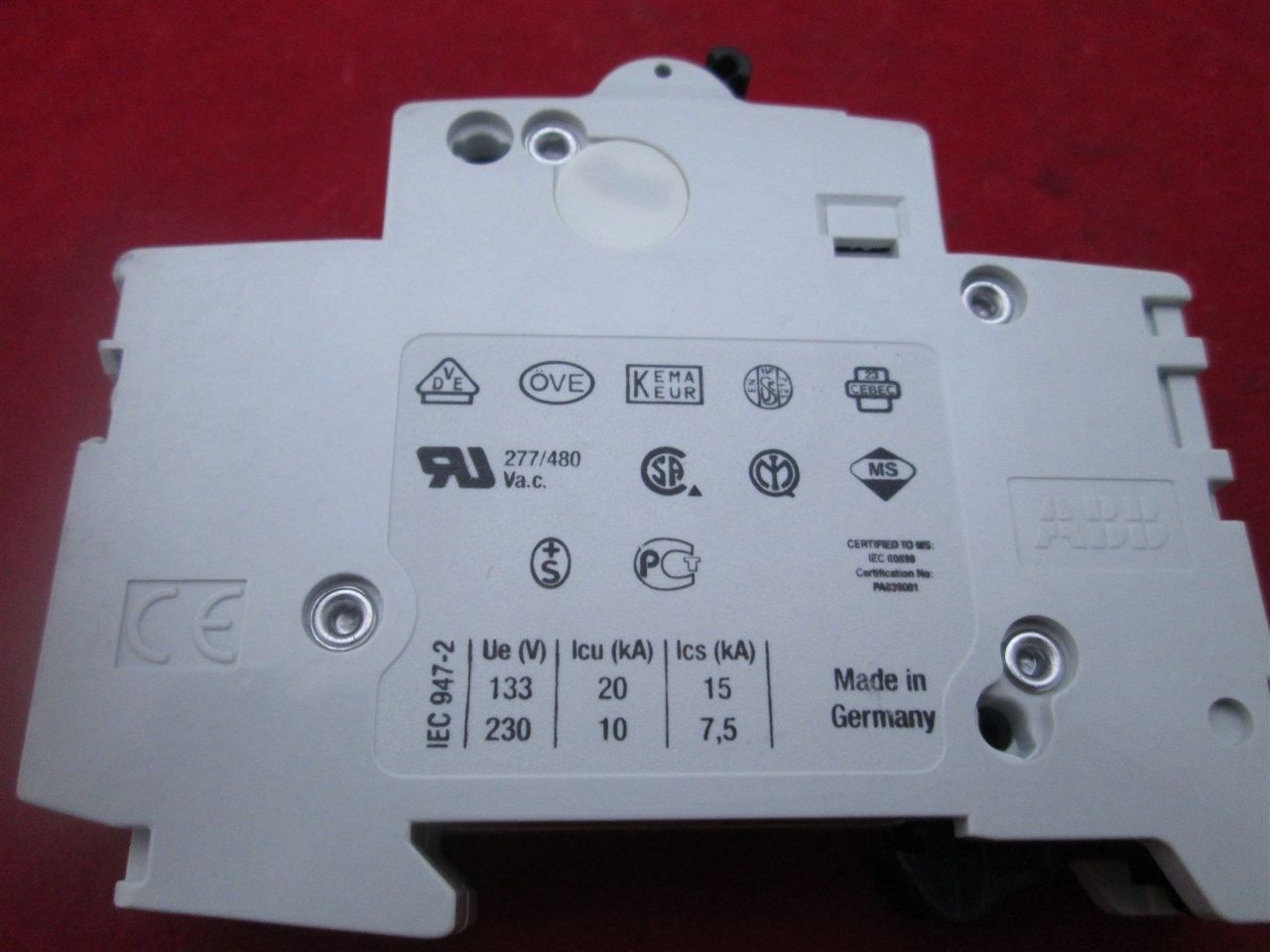 ABB S201-C4 Circuit Breaker | Process Industrial Surplus Corp.