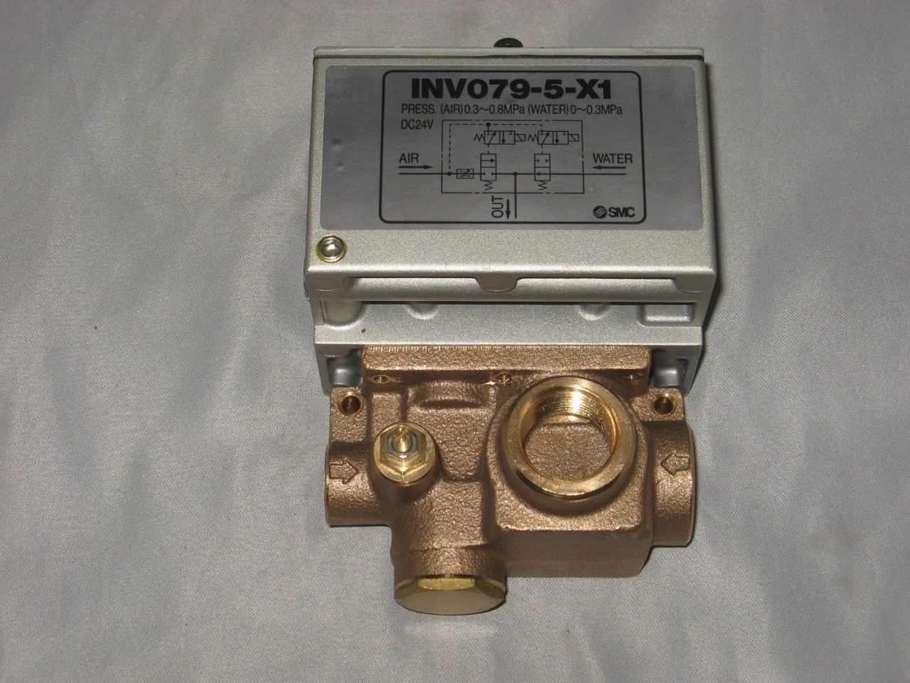 SMC Pilot Operated Air Water Valve INV079 INV-079-5-X1 | Process ...
