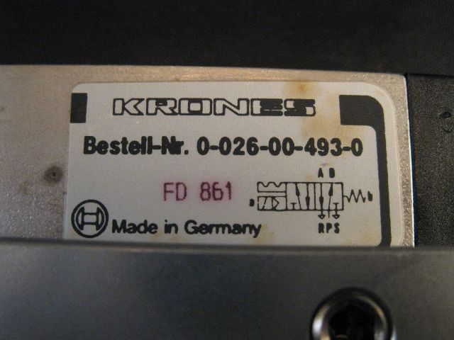 Krones Valve 0-026-02-041-0 0026020410 new | Process Industrial Surplus ...