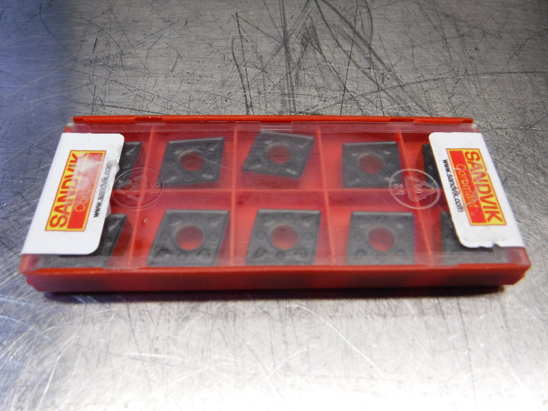 Sandvik Carbide Inserts QTY10 CNMG 12 04 08-WMX / CNMG 432-WMX 4215 ...