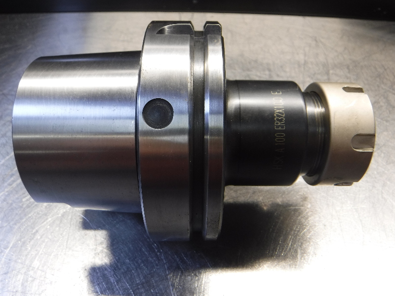 Iscar HSKA100 ER32 Collet Chuck 3.8" Projection HSK A 100 ER32X100 E ...