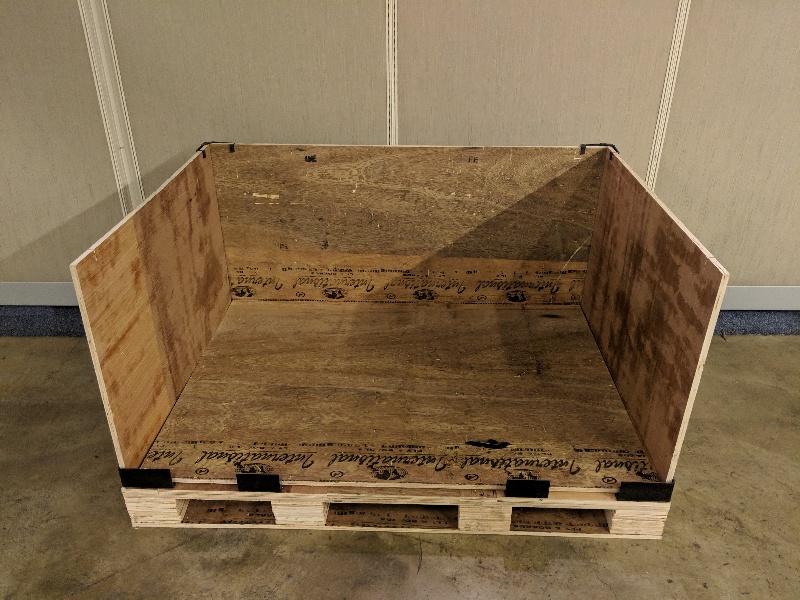 Collapsible, Stackable, Wood Crates 2000lb Weight Capacity S-18249 ...
