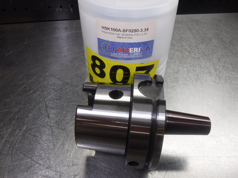 ERI America HSK 100A 1/4" Shrink Fit 85mm Pro HSK100A-SF0250-3.35 ...