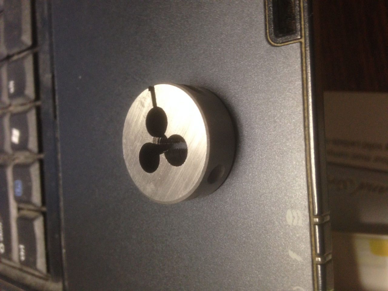 8-56 X 1" HIGH SPEED STEEL ROUND ADJUSTABLE DIE | North Bay Cutting Tools