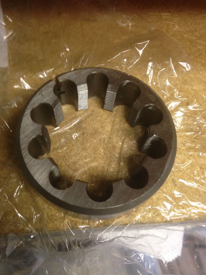 2" - 16 X 3" HIGH SPEED STEEL ROUND ADJUSTABLE DIE | North Bay Cutting ...