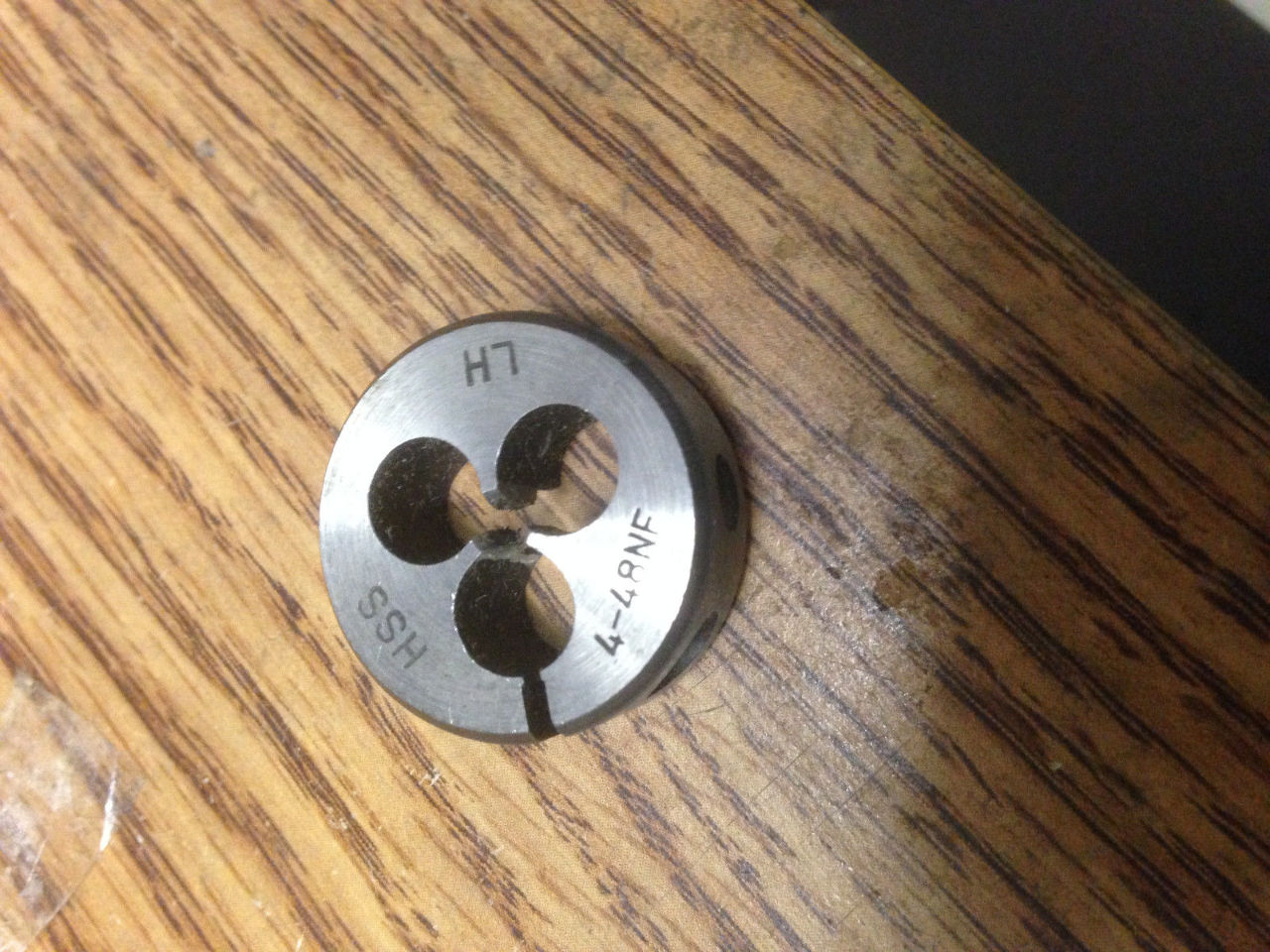 4-48 X 1" HIGH SPEED STEEL LEFT HAND ROUND ADJUSTABLE DIE | North Bay ...