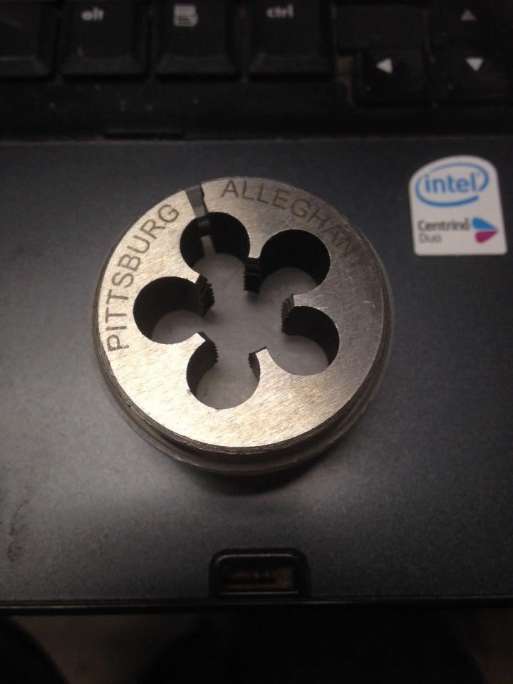 M11 x 1.25 X 1-1/2" HIGH SPEED STEEL ROUND ADJUSTABLE DIE | North Bay ...