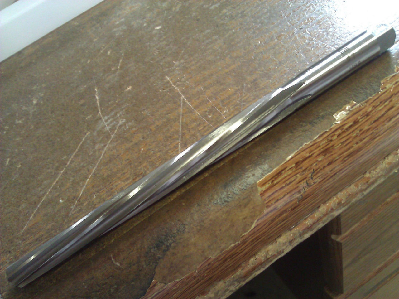 #7 HIGH SPEED STEEL SPIRAL FLUTE TAPER PIN REAMER | North Bay Cutting Tools