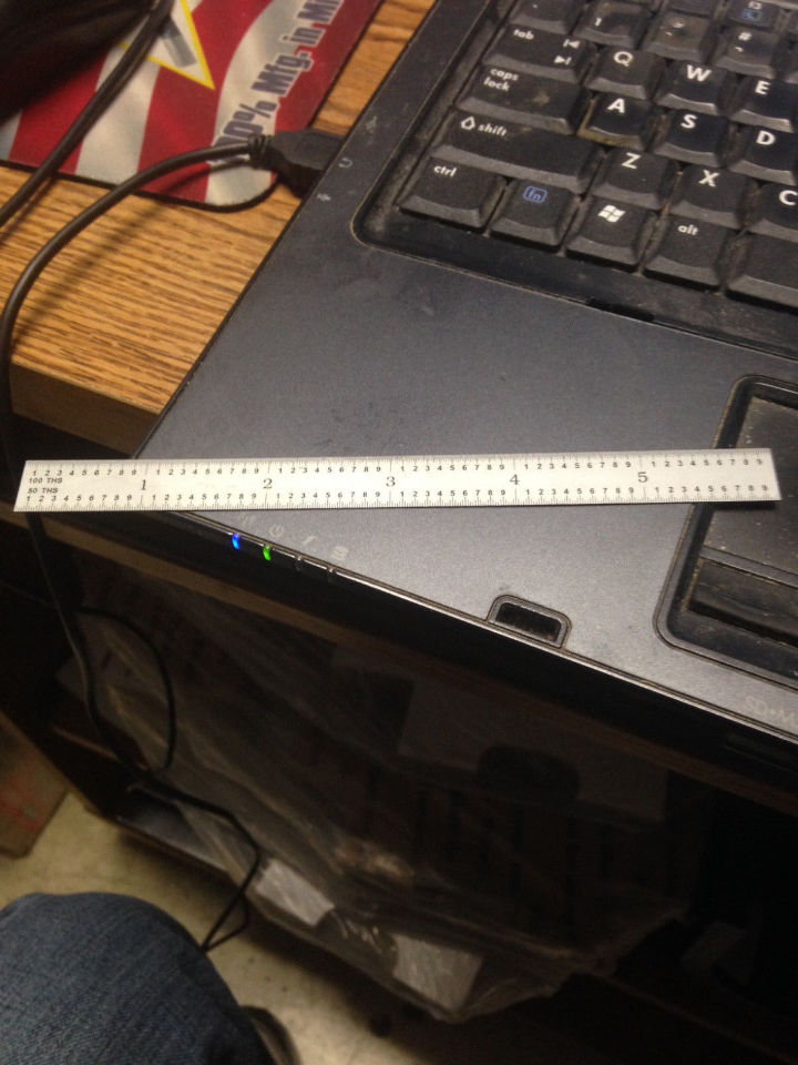 6" SATIN CHROME FLEXIBLE RULE MADE IN USA! 16R GRADUATION | North Bay ...