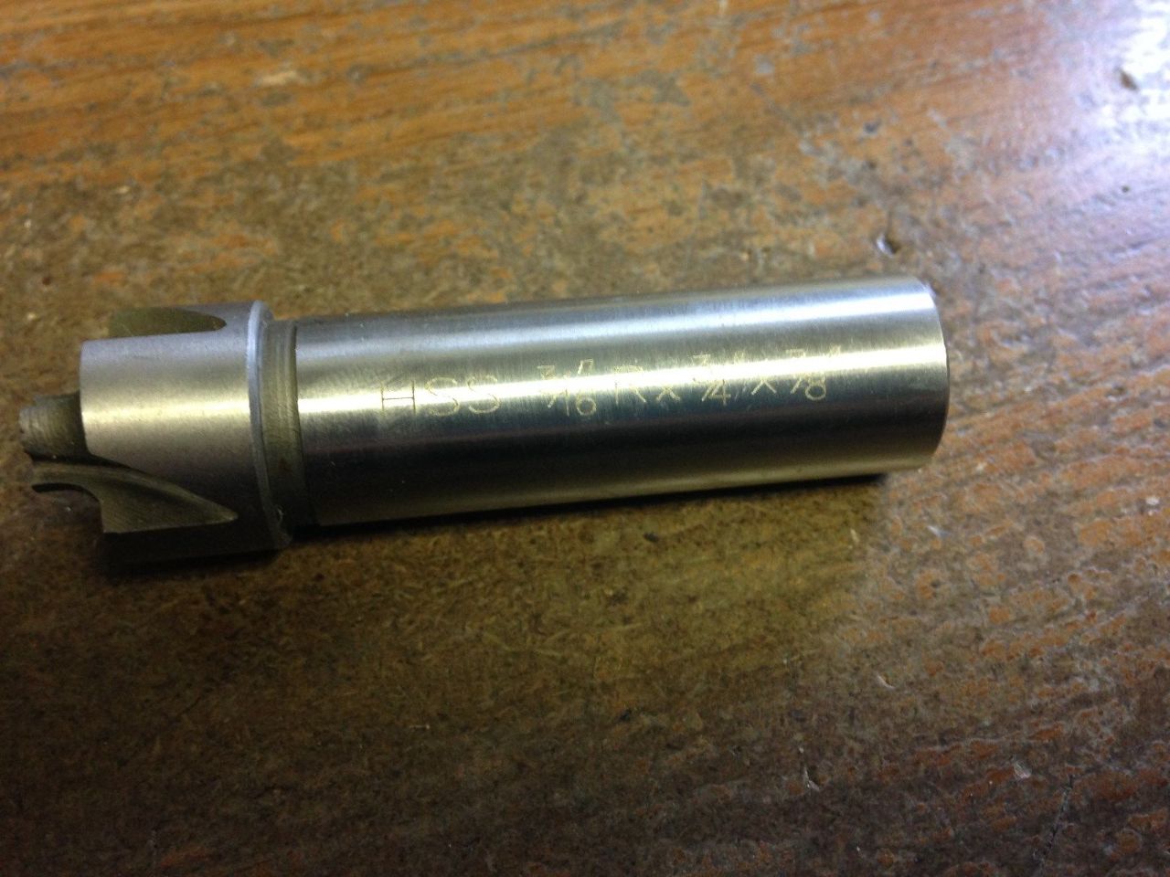 .1875 3/16" RADIUS HIGH SPEED STEEL CORNER ROUNDING END MILL 3/4" SHANK ...