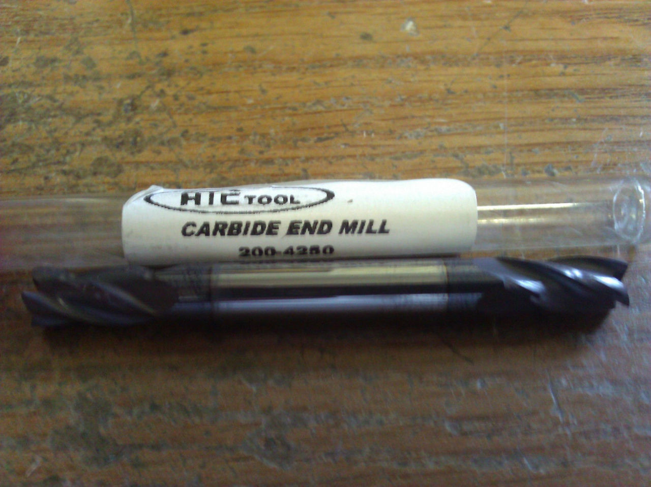 .250" 1/4" 4FL DOUBLE END STUB LENGTH AlTiN CARBIDE END MILL | North ...