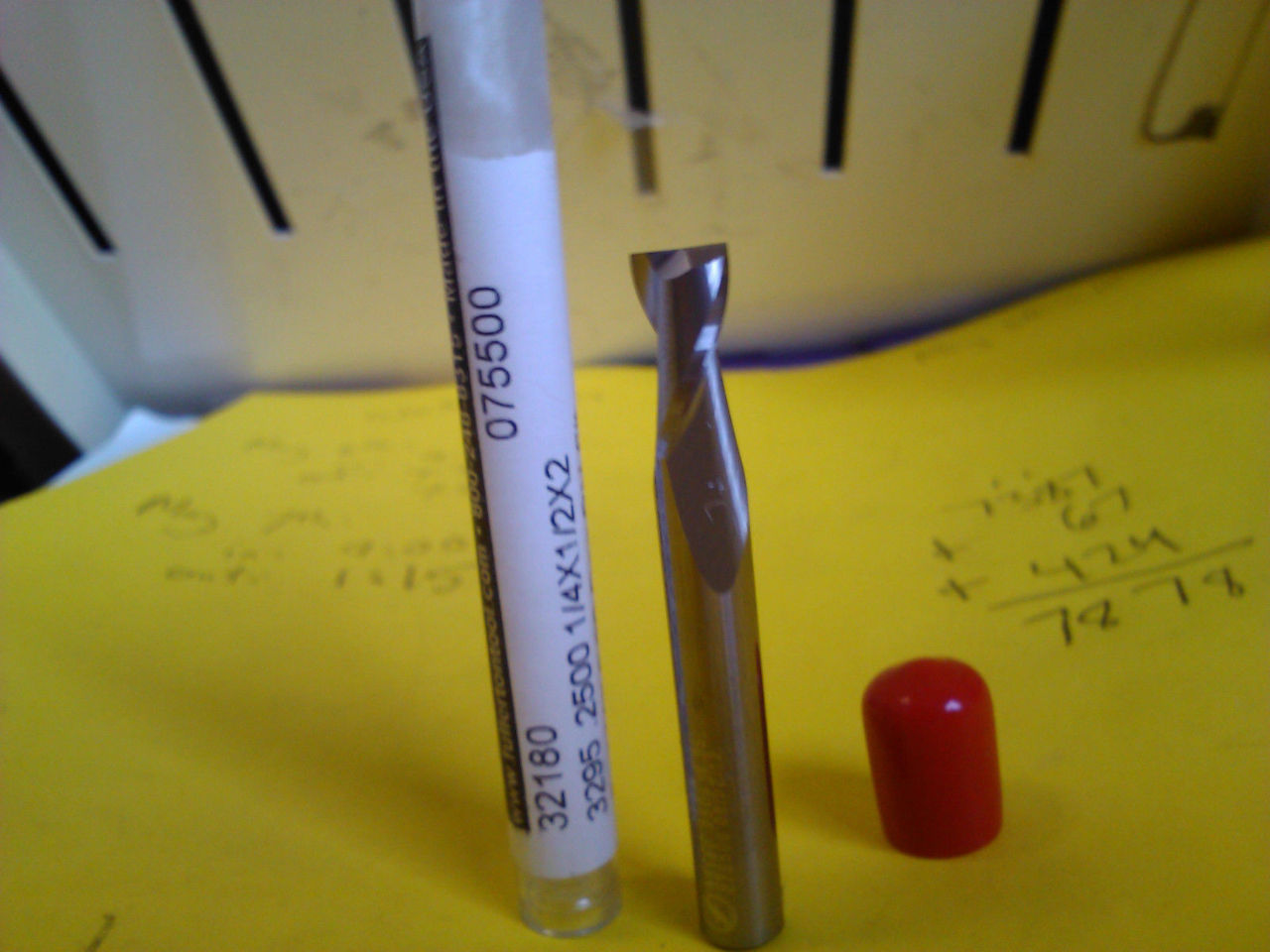 .250" 1/4" 2FL SINGLE END STUB LENGTH CARBIDE END MILL 1/4" X 1/4" X 1/ ...