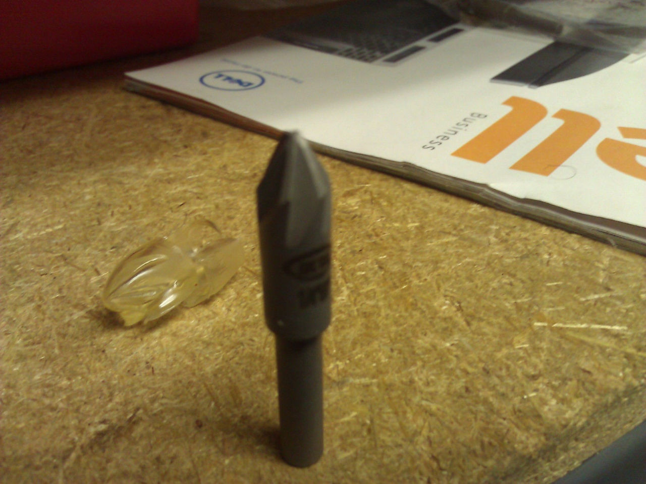 1/4" 60degree 6 FL HIGH SPEED STEEL CHATTERLESS COUNTERSINK 3/16" SHANK ...