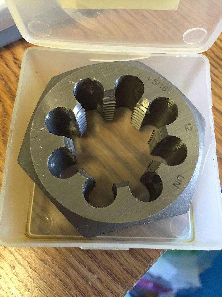 1 5/16"-12 CARBON STEEL HEXAGONAL RE-THREADING DIE | North Bay Cutting ...