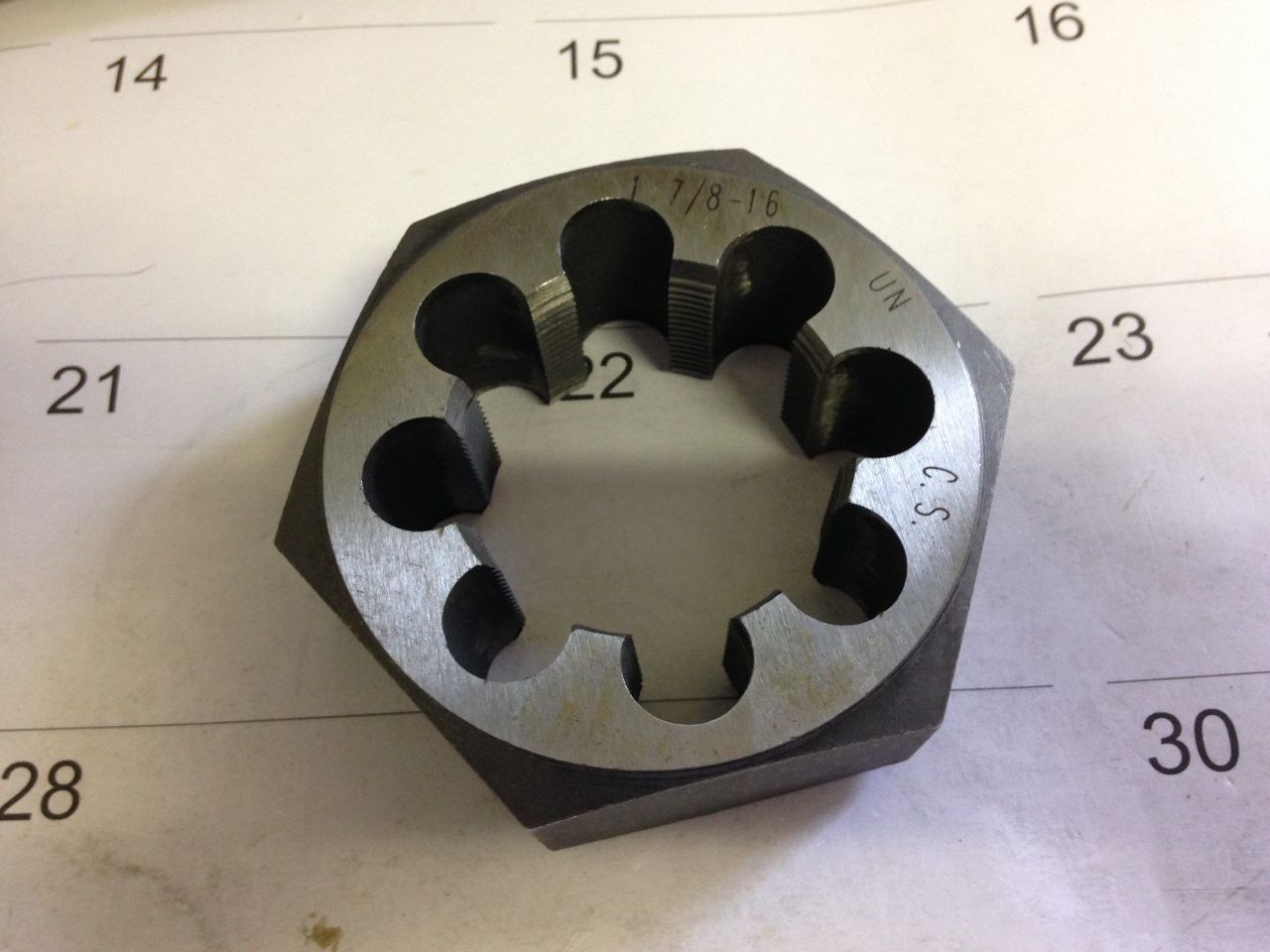 10-Piece Rethreading Die Set - UNC Right Hand For Pipe & Bolt Repair ...