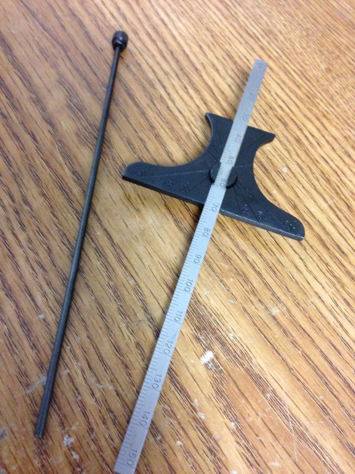 6"/150mm ADJUSTABLE DEPTH AND ANGLE GAGE MADE IN USA! | North Bay ...