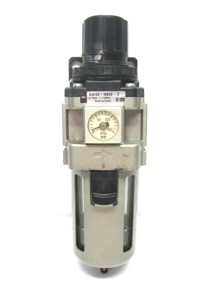 Smc AW40-N04E-Z Pneumatic Filter Regulator 7-125 Psi | eBay