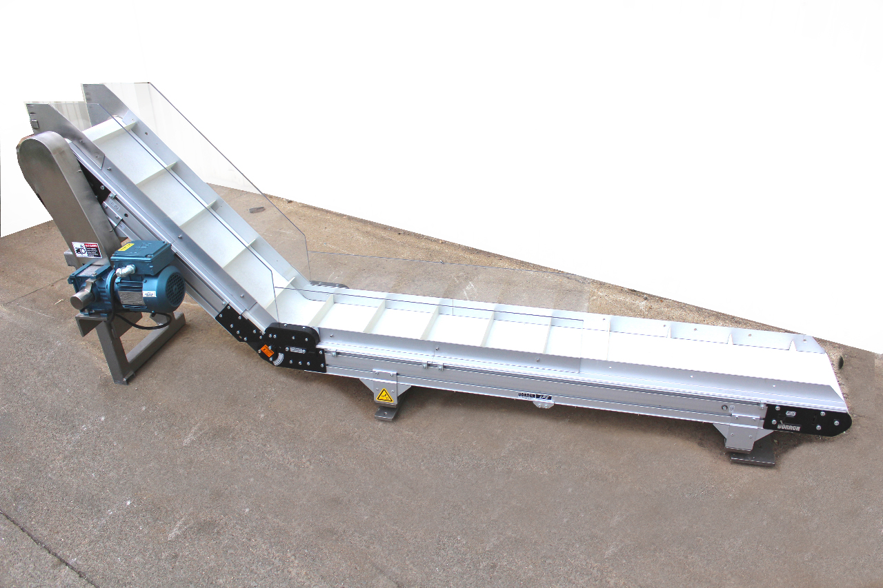 Dorner LPZ Incline Conveyor 10" Wide x 8' Long Sew Eurodrive 0.33Hp ...