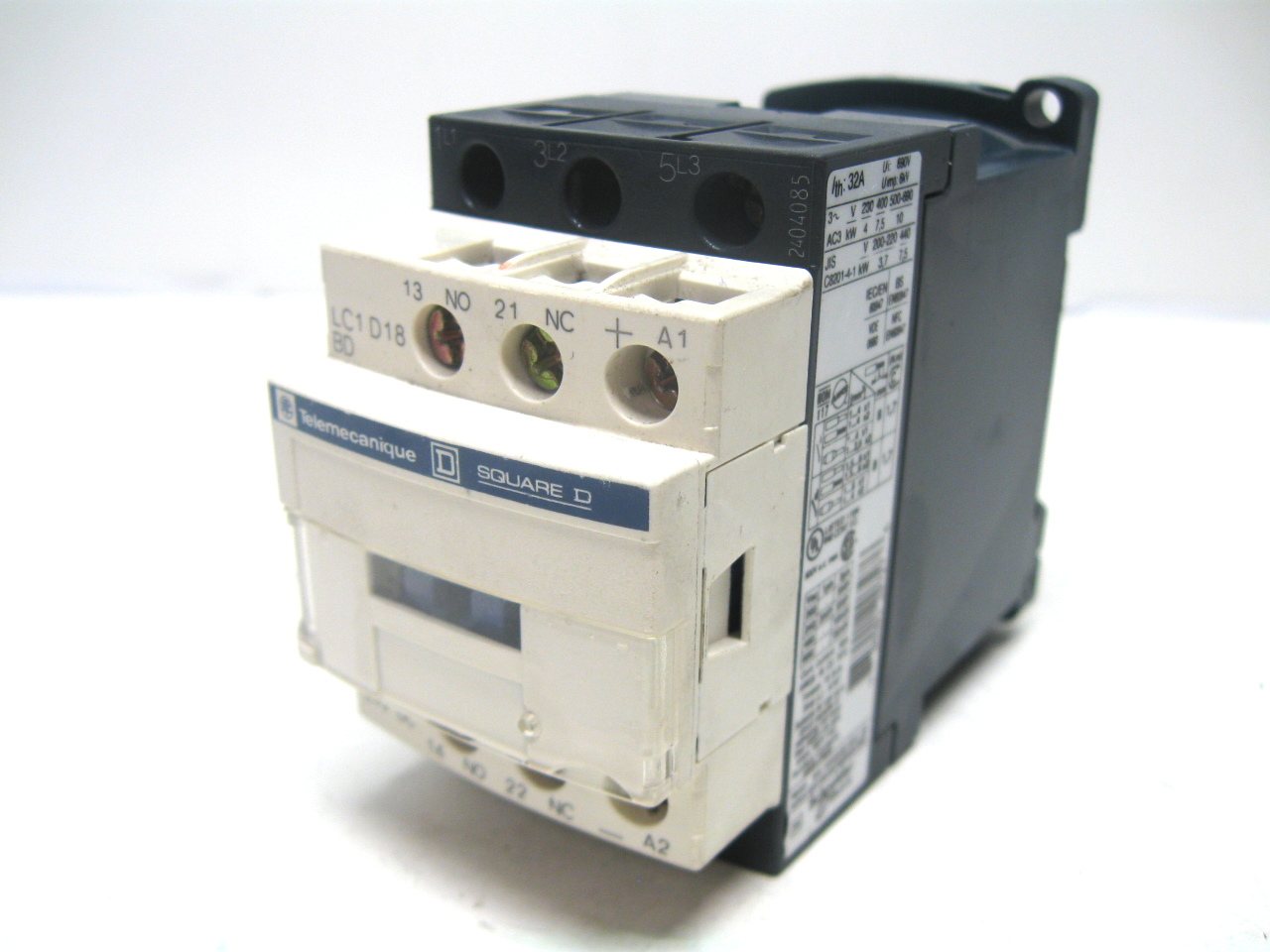 Telemecanique LC1D18 BD Contactor 24 Vdc Coil 32 Amp 3 Pole | eBay
