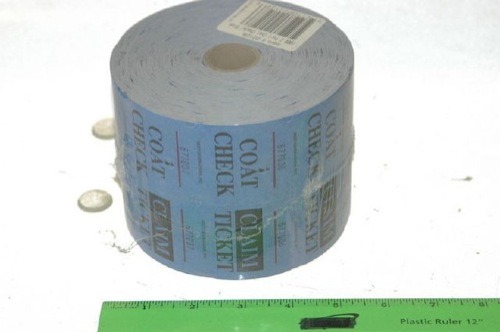 1000 - 2 part Coat/Claim Tickets #22128 - 1 roll - New | Surplus ...