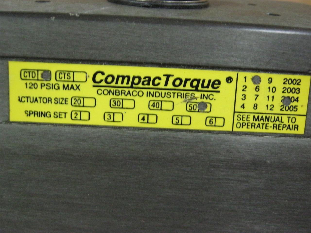 Conbraco Compac Torque Size 50 Actuator | Daves Industrial Surplus LLC