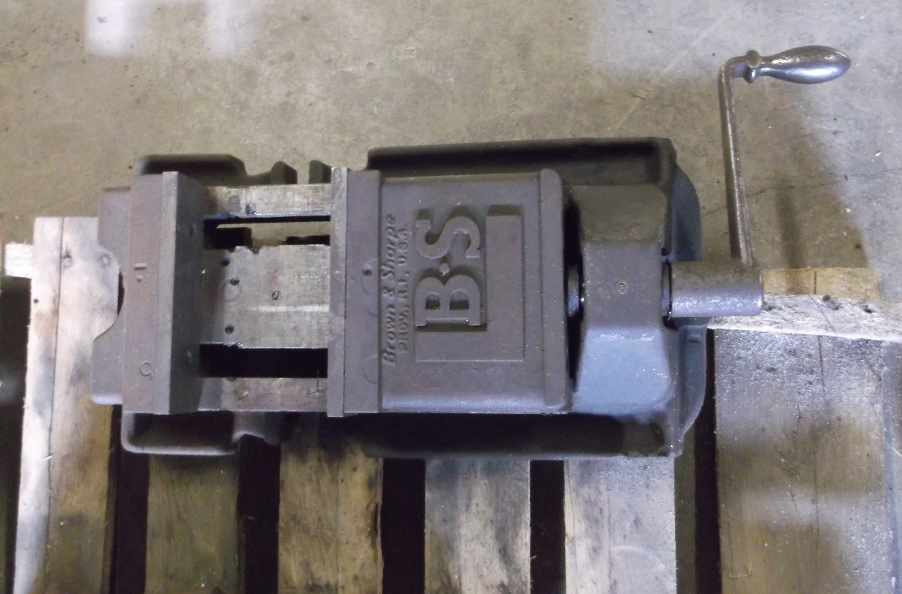 Brown & Sharpe Vise with Jaws and Handle | Daves Industrial Surplus LLC