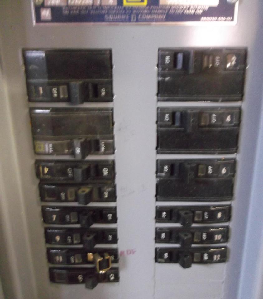 Square D NQOB 100A Panelboard Cat# 56188-3B5 w/ Encl 120/208V, 3Ph ...