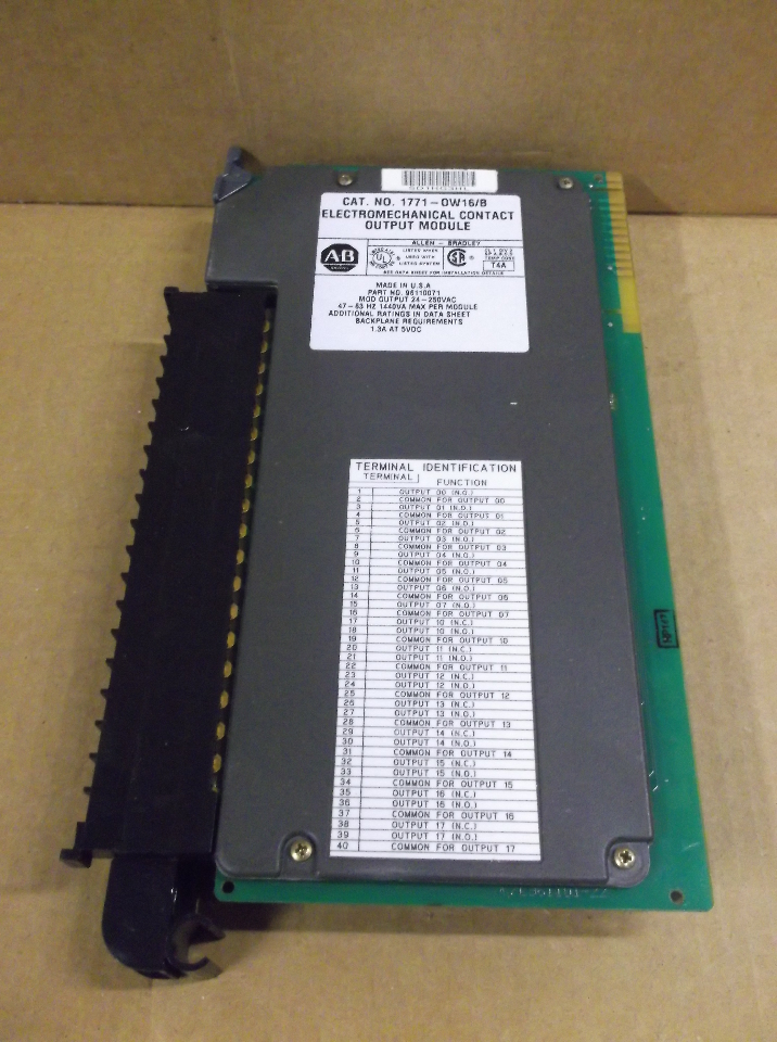 Allen-Bradley 1771-OW16/B Electromechanical Contact Output Module ...