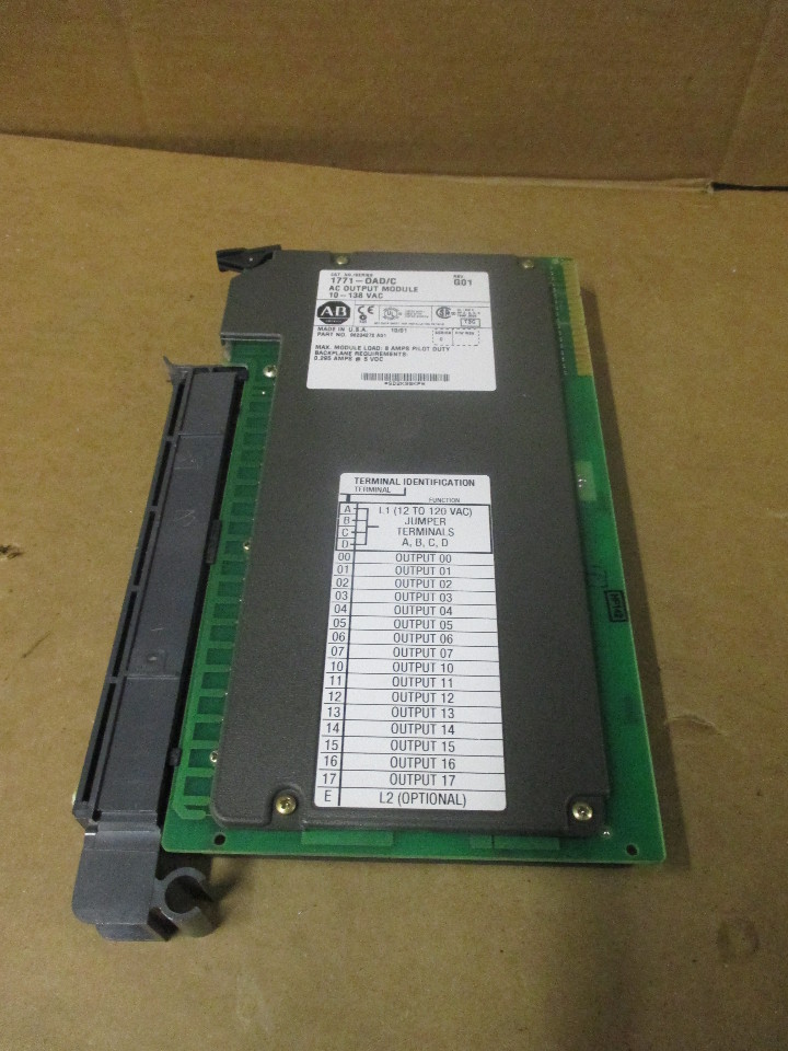 Allen-Bradley 12 to 120V AC Output Module #1771-OAD/C | Daves ...