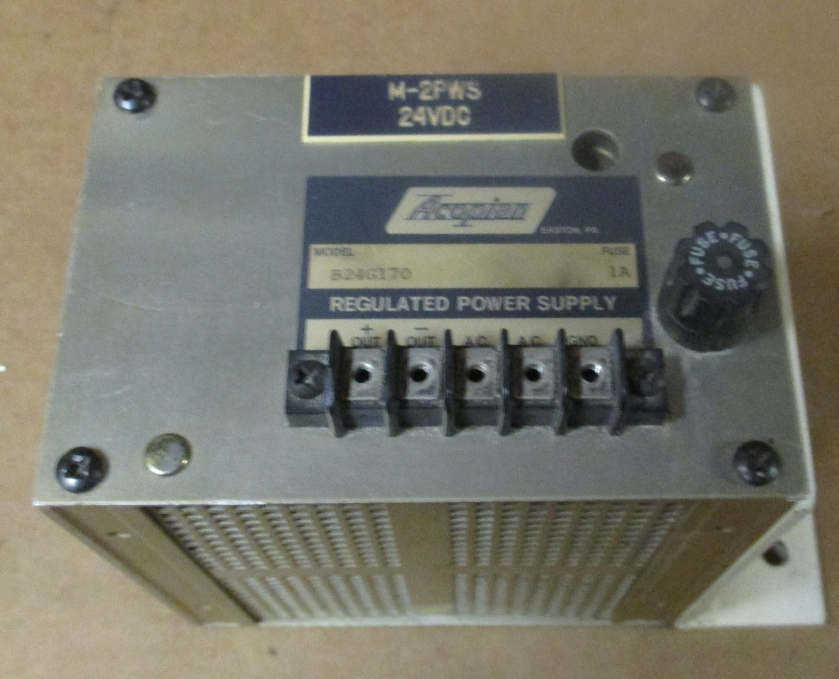 ACOPIAN REGULATAED POWER SUPPLY B24G170 | Daves Industrial Surplus LLC
