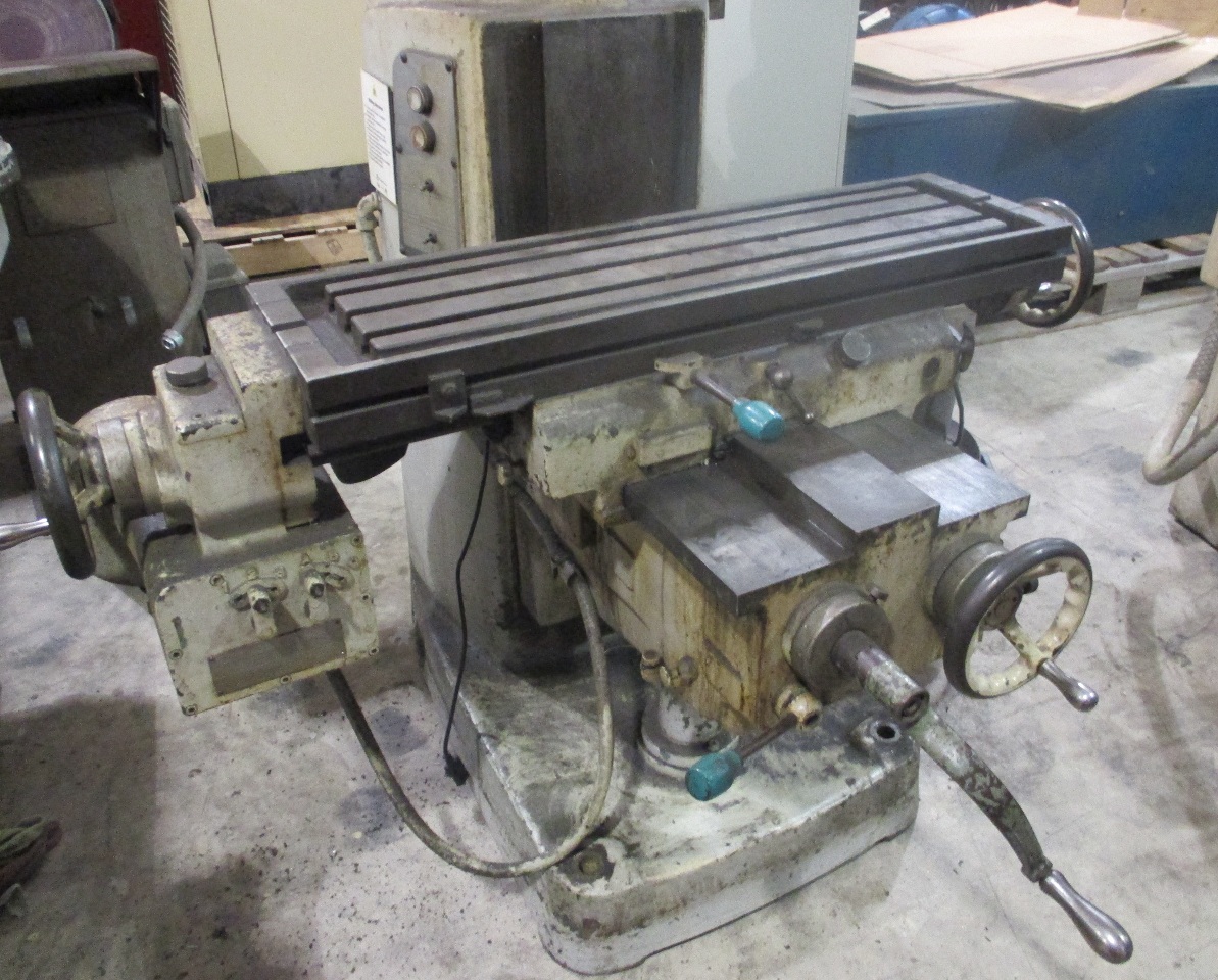 Cincinnati Vertical Milling Machine, w / Bridgeport J Series Variable ...