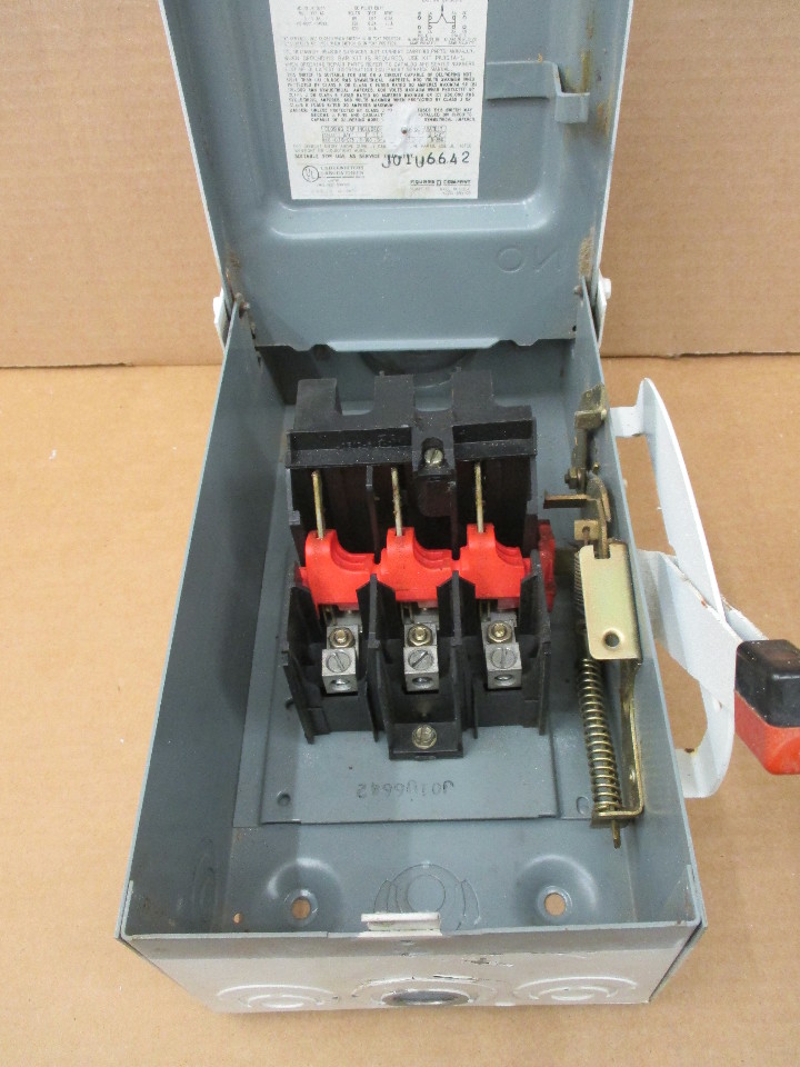 Square D HU361RB Safety Switch 30 Amp Series E-1 | Daves Industrial ...