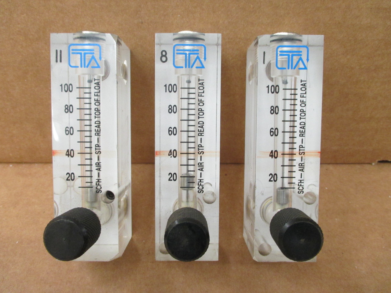 King Instrument SCFH-AIR-STP 0-100 Lot of 3 | Daves Industrial Surplus LLC