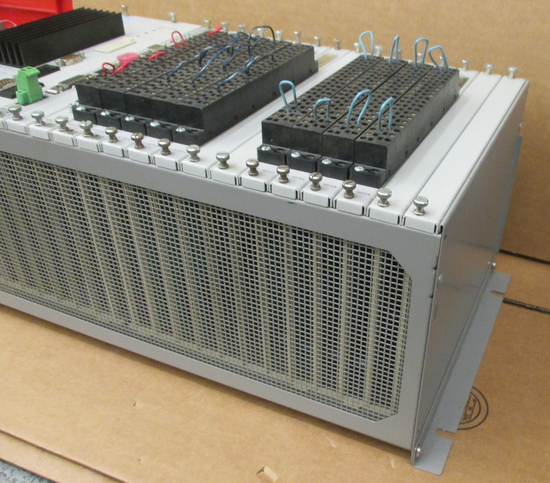 Siemens Simatic 505 PLC Rack with power supply and cards w/ SIMATIC 545 ...