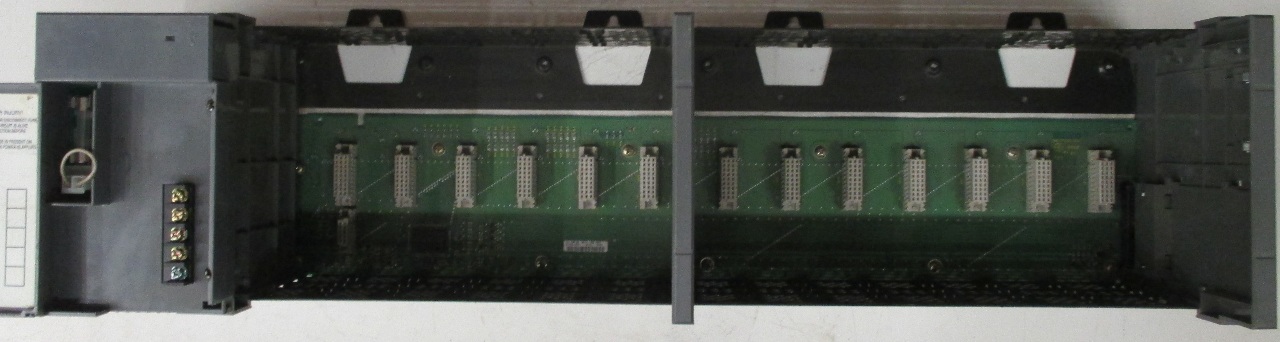Allen Bradley 13-slot rack 1746-A13 Ser.b W/ Power Supply 1746-P2 Ser.C ...