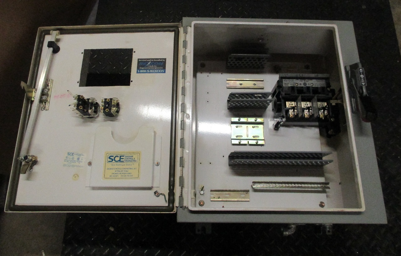 SCE Type 12 Industrial Control Panel Enclosure 21 x 12 x 24; with Allen ...