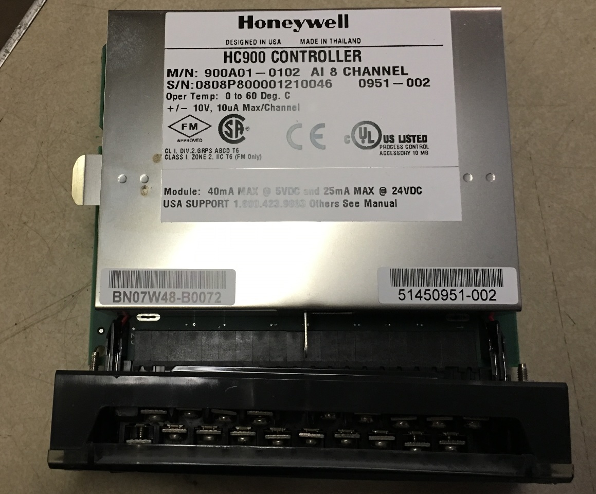 Honeywell HC900 Controller 900A01-0102 8 channel Analog Input | Daves ...