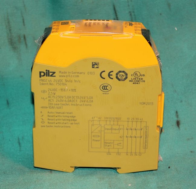Pilz PNOZ s4 24VDC 3n/o 1n/c Safety Relay 24VDC NEW | eBay