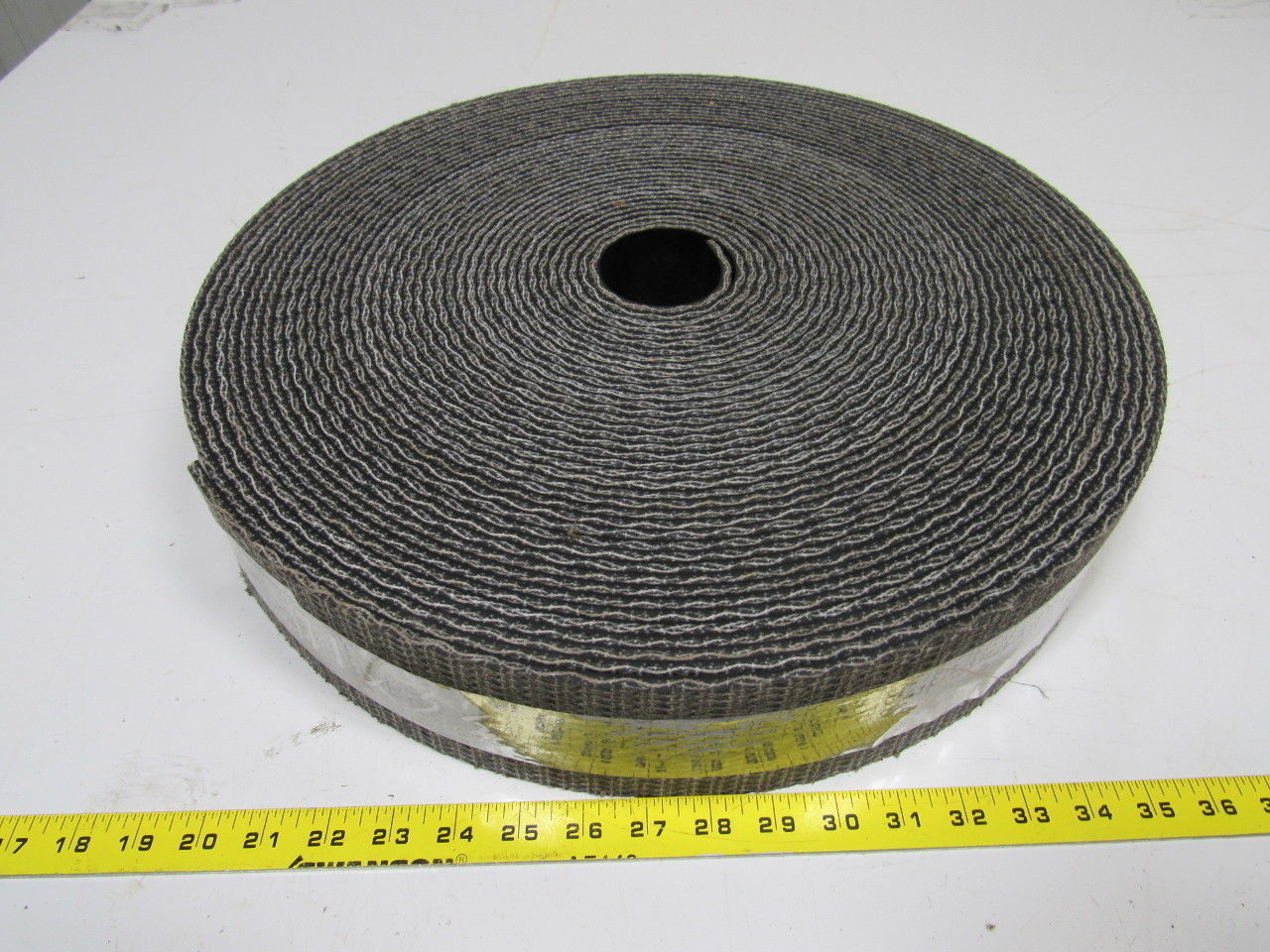 1 ply black interwoven conveyor belt 111ft x 3.5" x 0.205" thick ...