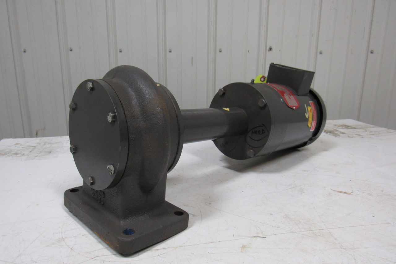 Gusher Pump 11022C-XLONG 1HP 3450RPM 230/460V Coolant Style Motor/Pump ...
