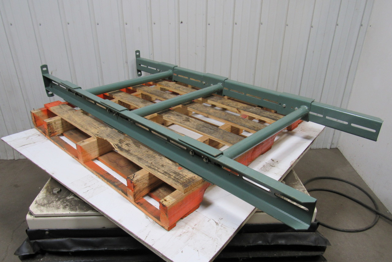 Hytrol Poly-Tier Conveyor Support 28" Between Frames 72" Tall W/3 ...