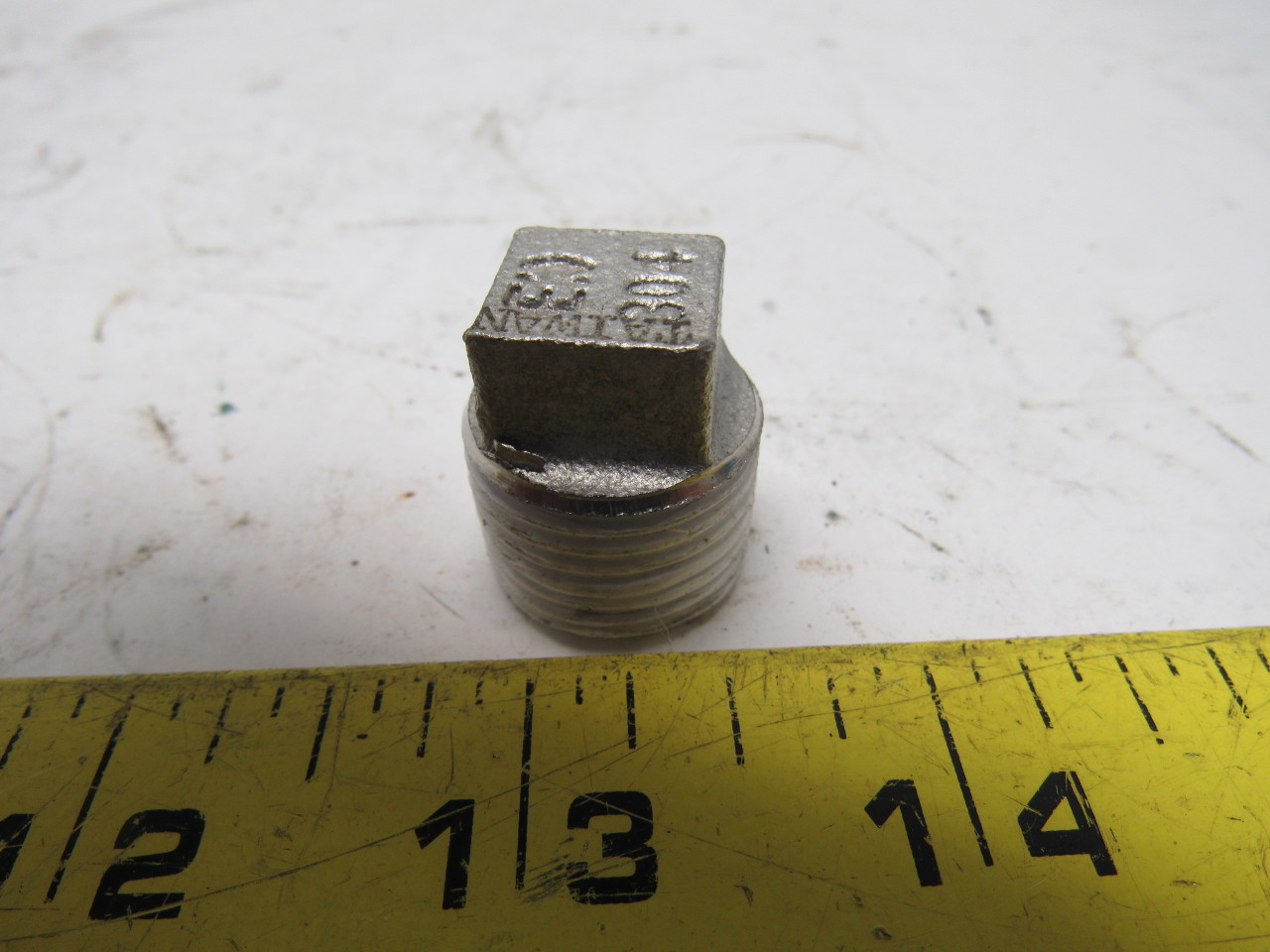 1/2" NPT Pipe Thread Plug Fittings 304 Stainless Steel Class 150 ...