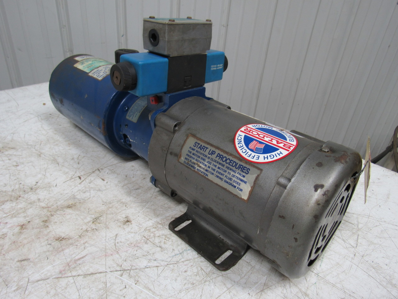 Dyna Pack M405 Monarch Hydraulic Pump Unit W/Baldor 1HP 3Ph Motor | eBay